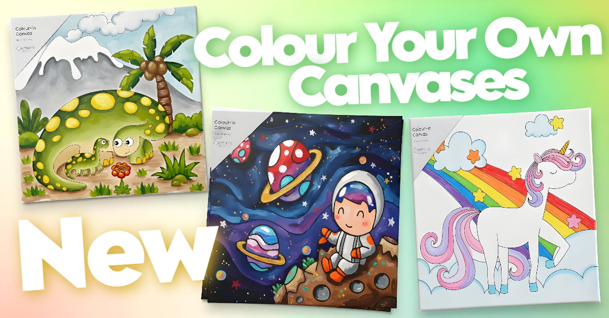 Beginner Canvas Painting Kits & Acrylic Art Accessories - Cromartie ...
